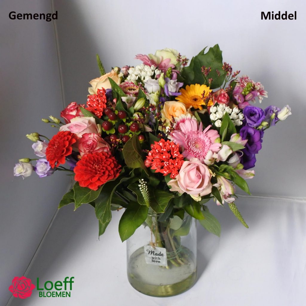 Boeket Gemengd - Middel - Loeff Bloemen - Bloemist Gorinchem